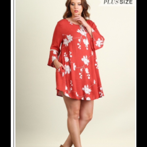 Umgee | Dresses | Umgee Xl Plus Size Rust Boho Festival Dre | Poshmark